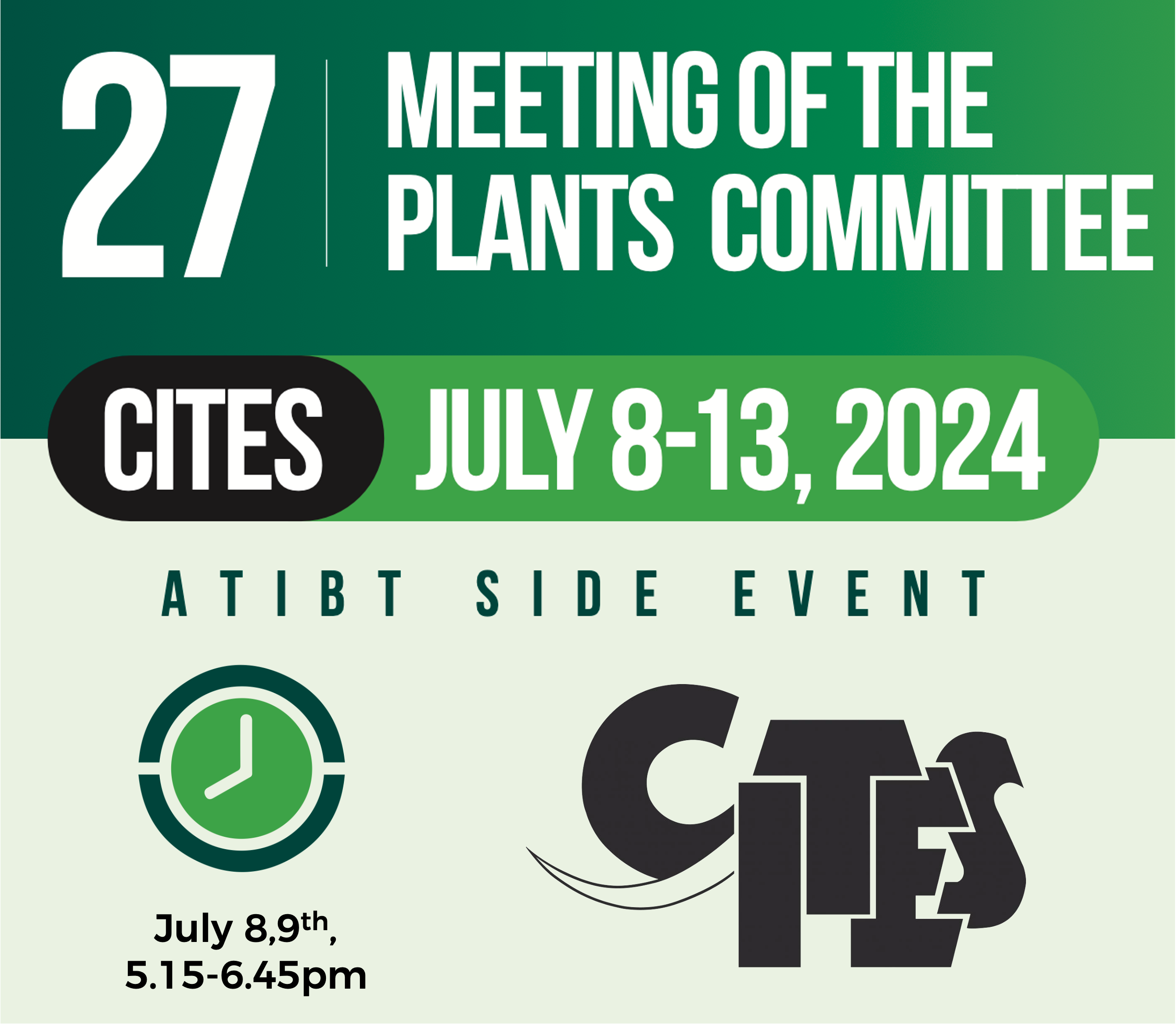ATIBT takes an active part in the 27th CITES Plants Commission | ATIBT