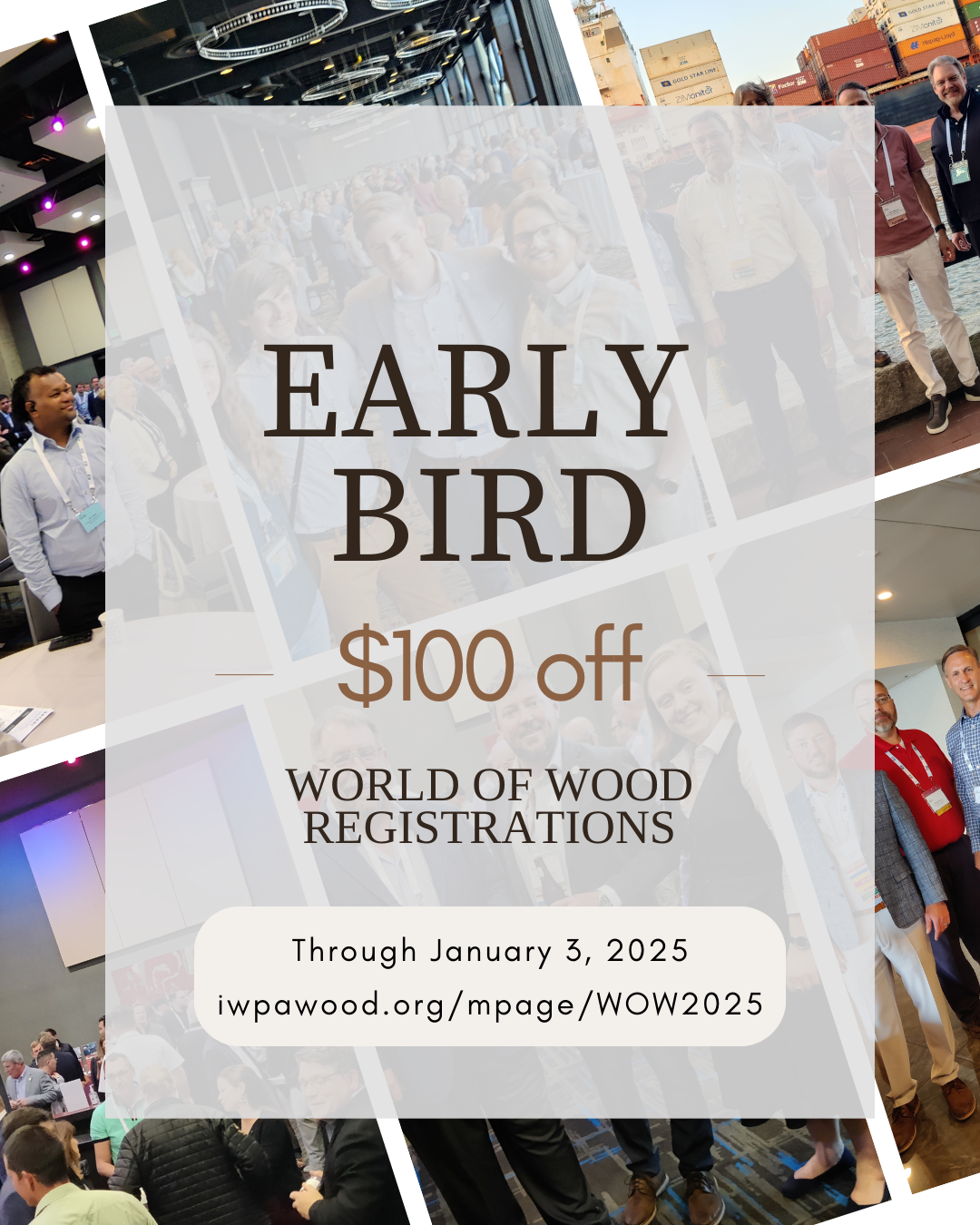 Time to register to the next edition of the IWPA’s 69th World of Wood ...